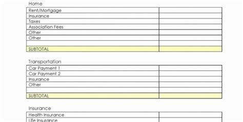 Donation Value Guide Spreadsheet Desalas Template