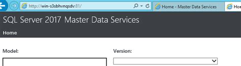 how to migrate sql server 2017 master data services models into another