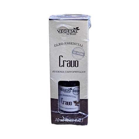Óleo Essencial Cravo 10ml Vegetal do Brasil ABRAÃO ERVAS