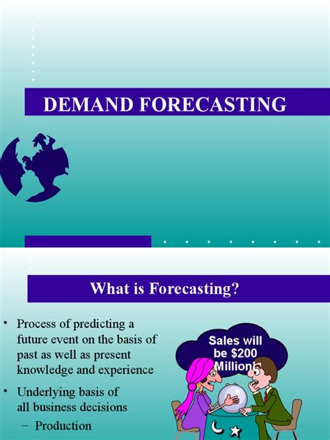 demand forecasting a guide to quantitative methods for predicting