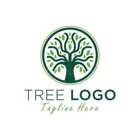 Tree Circle Vector Logo Stock Illustration Illustration Of Environmental 302500814