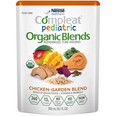 Nestle Compleat Pediatric Organic Blends Blenderized Tube Feeding 101