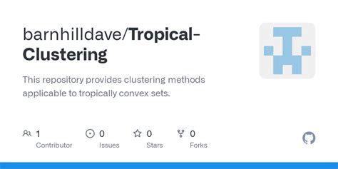 Github Barnhilldavetropical Clustering This Repository Provides Clustering Methods
