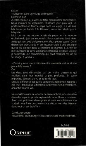 Tonton Rends Moi Ma Virginité De Nassur Attoumani Grand Format