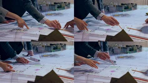建筑设计师们一起讨论设计构思 视频素材下载 编号 8707140 光厂 Vj师网