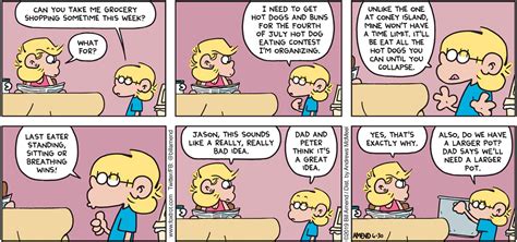 Dog Day Of Summer Independence Day Foxtrot Comics By Bill Amend