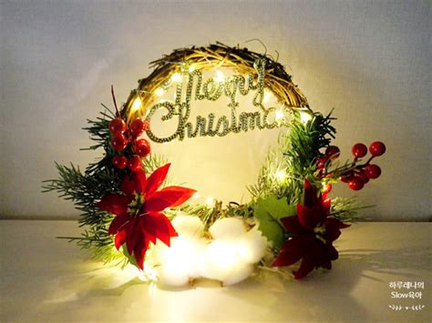 크리스마스 리스 만들기 아이와 Diy 키트로 간단히 꾸며요 네이버 블로그