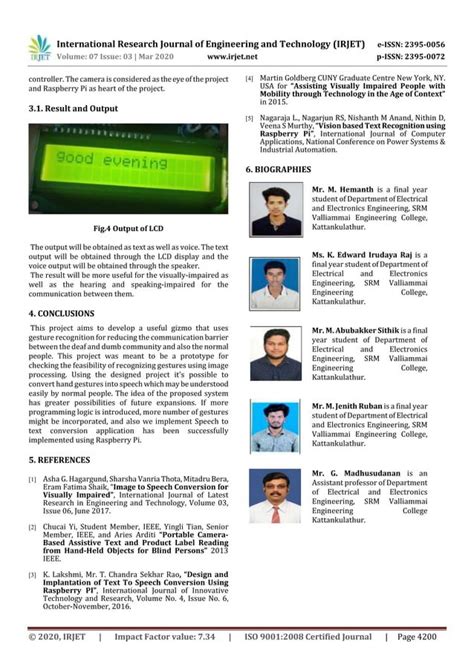irjet sign language recognition system pdf computer peripherals computing