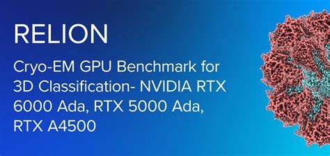 Relion Gpu Benchmarks For 3d Classification Nvidia Rtx 6000 Ada Rtx
