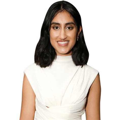 Ambika Mod White Dress Half Body Buddy Celebrity Cutouts