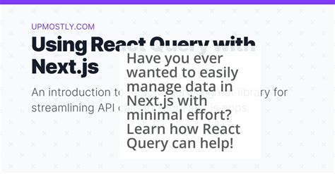 react jobs on linkedin effortlessly manage data in next js with react