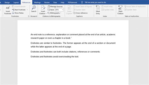 microsoft word endnote number superscript font size rasfc