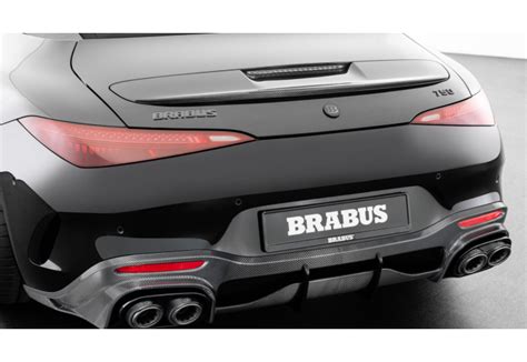 Brabus Carbon Rear Diffuser With Tailpipes For R232 Amg Sl 63 Tag