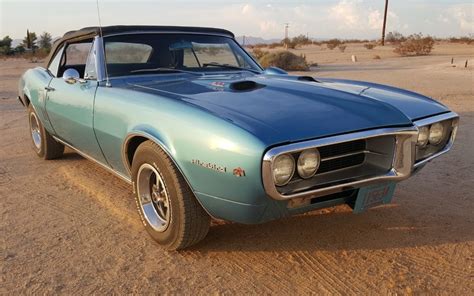 400 4 Speed Convertible 1967 Pontiac Firebird Barn Finds