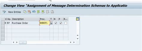 Output Of Messages Configuration