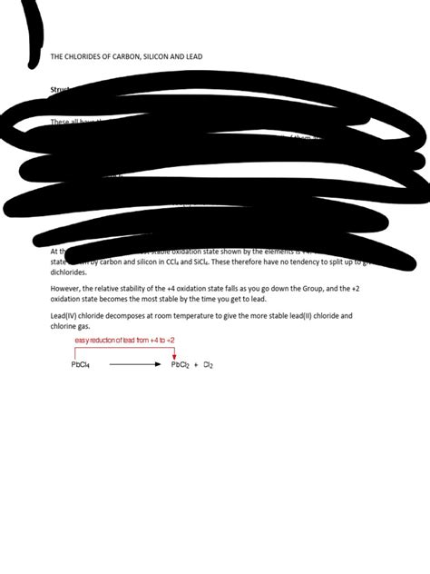 Chemical Reactions Of Group Iv Elements 3 Compressed Pdf Hydroxide Acid