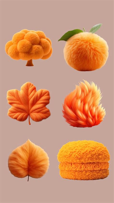 Editable Random Colorful Fluffy Element Premium Editable Design