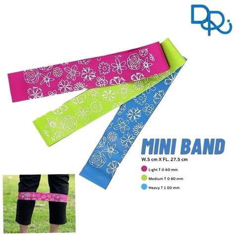 Miniband Flower Collection No Box ยางยืดบริหารร่างกาย เซต 3ชิ้น Shopee Thailand