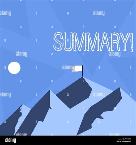 Handwriting Text Summary Conceptual Photo Brief Statement Abstract Synopsis Concise Abbreviated