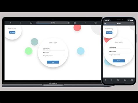 How To Make Stylish Login Page Using Html Css And Javascript Only Youtube