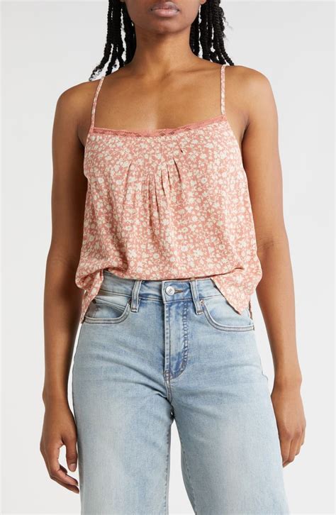 Melrose And Market Lace Trim Camisole Nordstromrack Camisole Lace