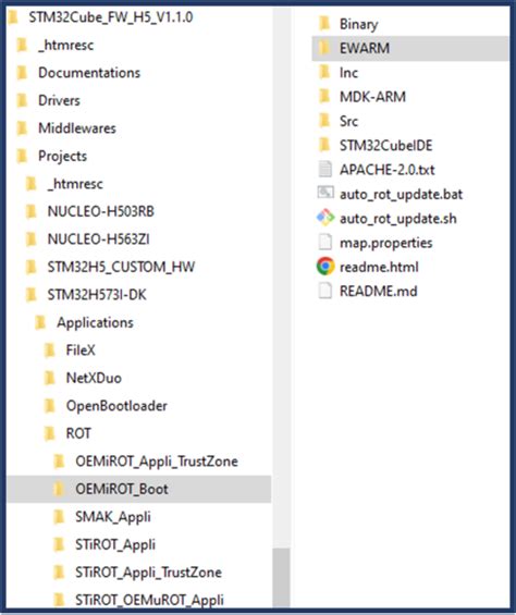 Securityhow To Start With Stm32cubemx Oemirot Boot Path On Stm32h573