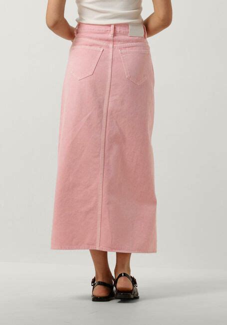 Roze Cocouture Midirok Vika Dye Slit Skirt Omoda