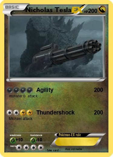 Pokémon Nicholas Tesla Agility My Pokemon Card