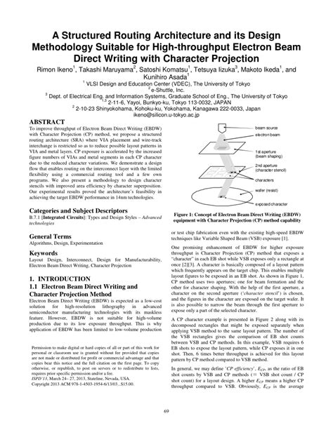 Pdf A Structured Routing Architecture And Its Design Methodology Suitable For High Throughput