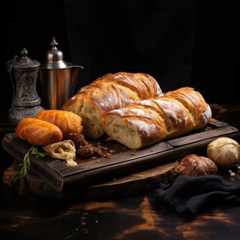 Premium Ai Image Buns Bread Illustration Ai Generative