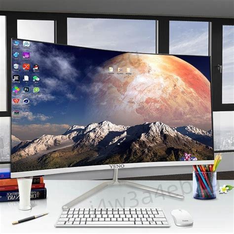 「免開發票」全新2k32寸144hz 24 27寸 高清無邊框曲面電腦顯示器臺式辦公曲屏 蝦皮購物