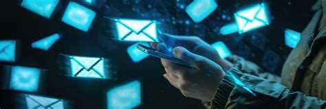 Person Managing Schedules And Emails Efficiently Using Smartphone Apps