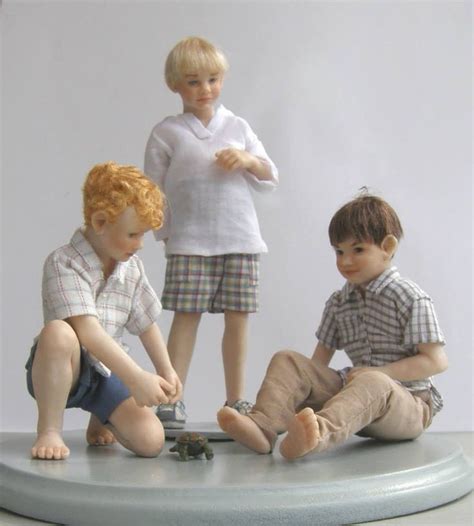 Susan Scogin Dolls Dollhouse Clothes Miniature Dolls Doll House People