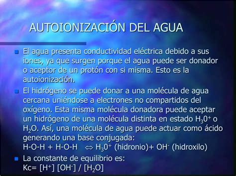 PPT CAPÍTULO I EL AGUA Y SOLUCIONES ACUOSAS PowerPoint Presentation