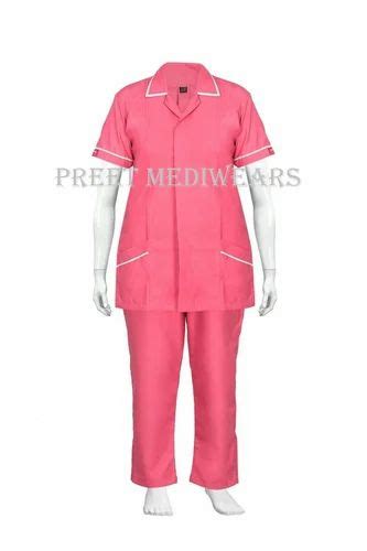 Female Pink Nursing Uniform Preet Medi Wears Id 10705417830