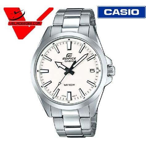 เวลาดีดี นาฬิกา Casio Edifice นาฬิกาข้อมือผู้ชาย สายสแตนเลส ประกัน Cmg
