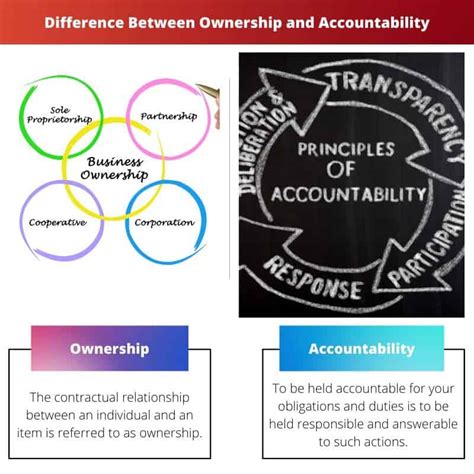 Ownership Vs Accountability Difference And Comparison