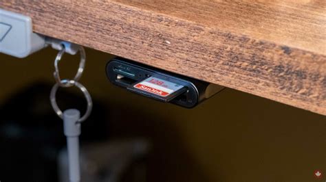 I Mounted An SD Card Reader To My Desk And I Couldnt Be Happier