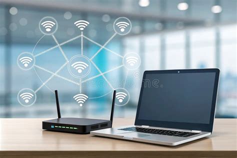 Wireless Network Concept Illustration Connectivity And Wi Fi Visual Stock Image Image Of