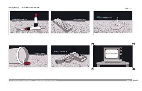 Title Sequence Storyboard On Behance