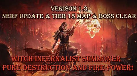 13 Nerf Update Poe 2 Build Guide Witch Infernalist Summoner