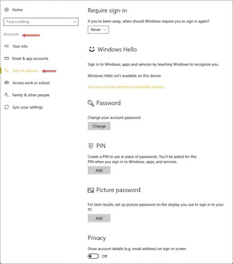 Windows Quick Tip Sign In Options Daves Computer Tips