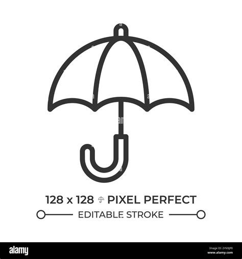 Umbrella Linear Icon Stock Vector Image And Art Alamy