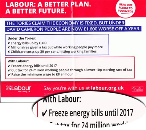 Labour Still Promising To Freeze Energy Bills As Election Pledge