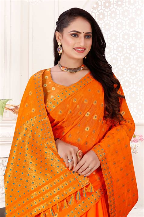 Ac Cotton Woven Assamese Saree Chadorkart