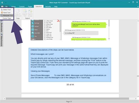 Selection Tools Wide Angle Pdf Converter