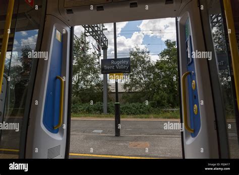 Open Passenger Doors On A London Midland Train At Rugeley Trent Valley
