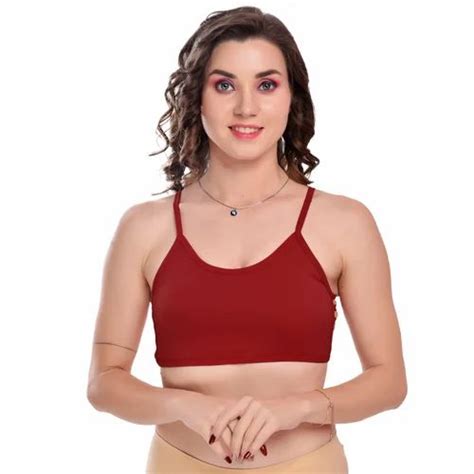 Cotton Full Figure Red Bra Plain At Best Price In New Delhi Id