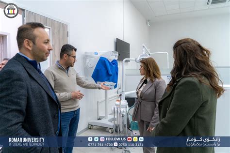 a delegation from raparin university visits komar university of science