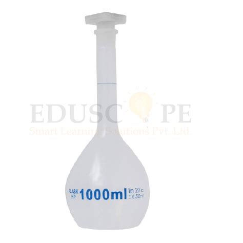 Plastic Volumetric Flask With Cap